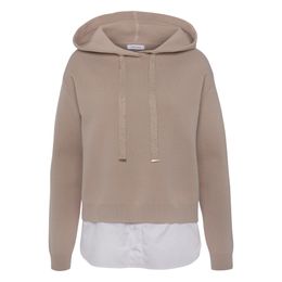 Vivance Pullover Damen Gr&ouml;&szlig;e XXS/XS sand / wei&szlig;