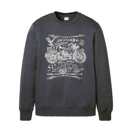 bonprix Sweatshirt mit Biker-Print