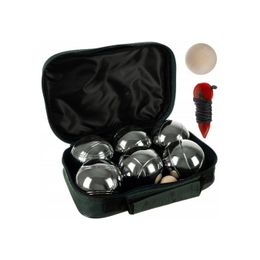 KRUZZEL Kinder-Gartenset Boules Boccia Set Boule Kugeln 6 a 720g Boulekugeln Petanque