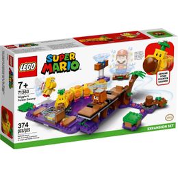 Lego® Konstruktionsspielsteine Lego® Super Mario 71383 Wigglers Giftsumpf – Erweiterungsset