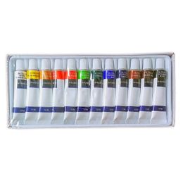 Ölfarbe 12 Tuben ÖLFARBEN je 12ml Set Malfarben Ölfarbe 59