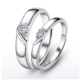 AquaBreeze Trauring Paar Ring 925 Silber Partnerring Eheringe (Hochzeit Verlobung für Männer und Frauen