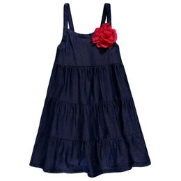 Königsmühle Königsmühle A-Linien-Kleid Königsmühle® Mädchen Jeans Träger-Kleid Blume