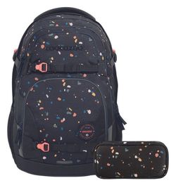 Coocazoo Schulranzen Schulrucksack-Set PORTER Sprinkled Candy 2-teilig (Rucksack