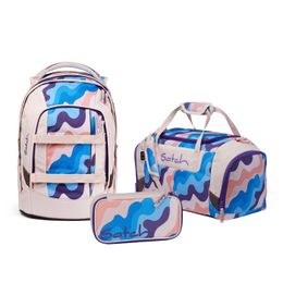 Satch Schulranzen Schulrucksack-Set PACK Candy Clouds 3-teilig (3-teilig)