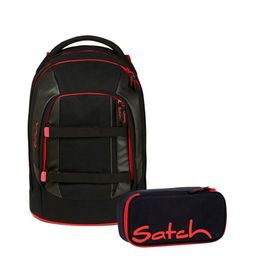 Satch Schulranzen Schulrucksack-Set PACK Fire Phantom 2-teilig (2-teilig)