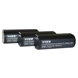 vhbw kompatibel mit Ricoh Caplio RR1 Kamera-Akku Li-Ion 1800 mAh (3