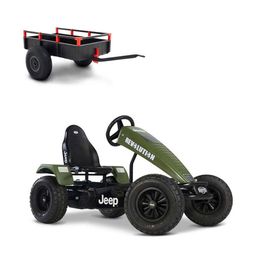 Berg Go-Kart Berg Gokart XL Jeep Revolution BFR-3 mit Gangschaltung olivegrün mit