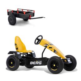 Berg Go-Kart Berg Gokart XL B.Super Yellow gelb BFR-3 mit Gangschaltung mit Anhänge