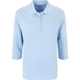 Adagio Poloshirt "Tory", 3/4 Ärmel, für Damen, blau, 48