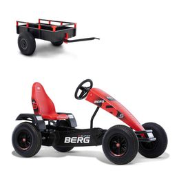 Berg Go-Kart Berg Gokart XL B.Super Red rot BFR mit Anhänger