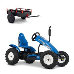 Berg Go-Kart Berg Gokart XL Traxx New Holland BFR mit Anhänger