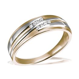 Goldring Goldmaid Fingerringe Gr. Gold, gelb (gelbgold 375, weißgold 375) Damen Fingerringe