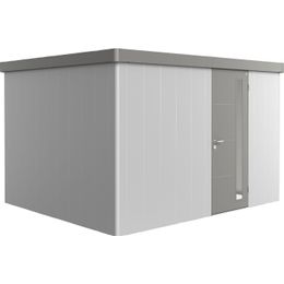 Gerätehaus BioHort "Neo 3D Variante 1.2" Gerätehäuser silberfarben (silber) Gartenhäuser aus Metall