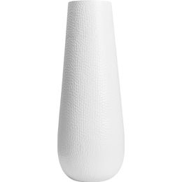Bodenvase Best "Lugo" Vasen Gr. H: 80 cm Ø 30 cm, weiß Blumenvasen