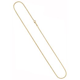 Kette ohne Anhänger Jobo "Erbskette" Halsketten Gr. Gelbgold 585, Länge: 40 cm, gelb (gelbgold 585) Damen Ketten ohne Anhänger