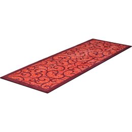 Küchenläufer Grund "Grillo" Teppiche Gr. B/L: 60 cm x 180 cm, 8 mm, 1 St., rot Küchenläufer
