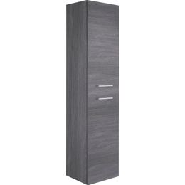 Hochschrank Marlin "3040" Schränke Gr. B/H/T: 40 cm x 178,7 cm x 34,8 cm, rechts, 2 St., grau (kastanie graphit) Bad-Hochschrank Bad-Hochschränke Breite 40 cm