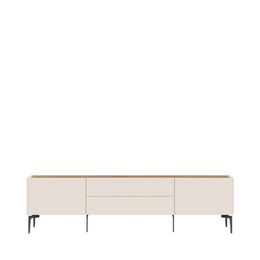 TV-Board Places of Style "Sky45" Sideboards Gr. B/H/T: 206 cm x 56 cm x 47 cm, Breite 206 cm, 2, beige (cashmere farbe) TV-Lowboards