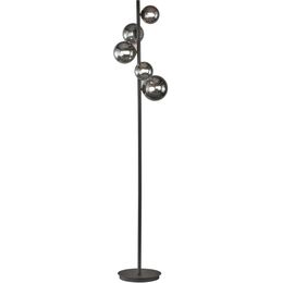 Fischer und Honsel Stehlampe FISCHER & HONSEL "Bala" Lampen Gr. 5 flammig, Höhe: 150,00 cm, beige (sandschwarz) Designerlampe Standleuchten