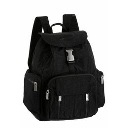 Rucksack Camel Active "Journey" Gr. B/H/T: 36 cm x 34 cm x 22 cm, schwarz Rucksäcke aus leichtem robusten Nylon, funktional perfekt für alle Lebenslagen