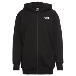 Kapuzensweatshirt The North Face "W SIMPLE DOME FZ HOODIE - LIGHT LOOP BACK" Gr. M, schwarz (tnf black) Damen Sweatshirts -jacken