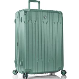 Hartschalen-Trolley Heys "Xtrak, 76 cm" Gr. B/H/T: 53 cm x 76 cm x 30 cm 127 l, grün (midnight green) Koffer Hartschalenkoffer