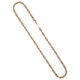 Goldkette Jobo Halsketten Gr. Gelbgold 585-Weißgold 585, Länge: 55 cm, gelb (gelbgold 585) Damen Goldketten