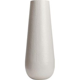 Bodenvase Best "Lugo" Vasen Gr. H: 80 cm Ø 30 cm, beige (sandfarben) Blumenvasen