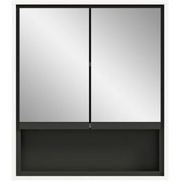 Badezimmerspiegelschrank Welltime "Jaru" Schränke Gr. B/H/T: 60 cm x 69 cm x 16 cm, weiß Bad-Spiegelschränke