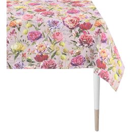 Tischdecke Apelt "7701 SUMMERTIME, Sommerdeko, Sommer" Tischdecken Gr. B/L: 150 cm x 250 cm, 1 St., bunt (rosa, pink, bunt) Tischdecken