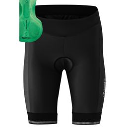 Fahrradhose Gonso "SITIVO W" Gr. 36, Normalgrößen, schwarz (black, grün) Damen Hosen