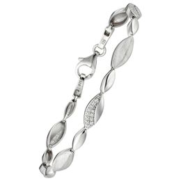 Armband Jobo Armbänder Gr. Silber 925 (Sterlingsilber), silberfarben (silber 925, weiß) Damen Armbänder Silber