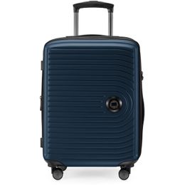 Hartschalen-Trolley Hauptstadtkoffer "Mitte, dunkelblau, 55 cm" Gr. B/H/T: 40 cm x 55 cm x 23 cm 37 l, blau (dunkelblau) Koffer Handgepäck-Koffer