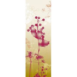 ARCHITECTS PAPER Fototapete "Mystic Blossoms Yellow And Red" Tapeten Gr. B/L: 1 m x 2,8 m, beige (beige, lila) Fototapeten Blumen