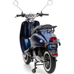 E-Motorroller NOVA MOTORS "eRetro Star Li Premium" Elektromotorroller blau (blau, schwarz) Elektroroller