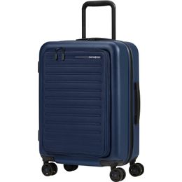 Hartschalen-Trolley Samsonite "Hartgepäck-Trolley »STACKD, 55 cm«" Gr. B/H/T: 40 cm x 55 cm x 23 cm 39 l, blau (navy) Koffer Handgepäck-Koffer