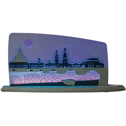 LED Dekolicht Weigla "Dresden bei Nacht" Lampen Gr. Höhe: 22 cm, blau Dekoleuchten