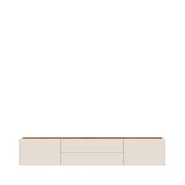 TV-Board Places of Style "Sky45" Sideboards Gr. B/H/T: 206 cm x 37 cm x 47 cm, Breite 206 cm, 2, beige (cashmere farbe) TV-Lowboards