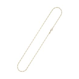 Goldkette Jobo "Figaro-Kette diamantiert" Halsketten Gr. Gelbgold 585, Länge: 45 cm, gelb (gelbgold 585> <) Damen Goldketten