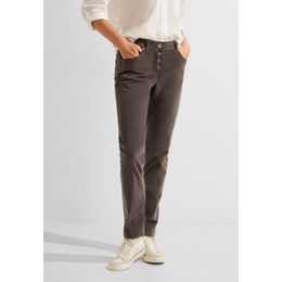 Cordhose Cecil Gr. 34, Länge 30, braun (sporty taupe) Damen Hosen Cordhosen