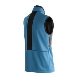 Funktionsweste Maier Sports "Skjoma Vest M" Gr. 50, blau (mittelblau) Herren Westen Sport