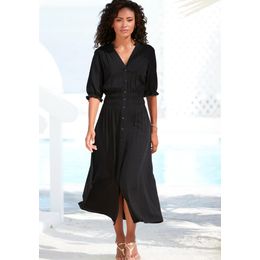 Sommerkleid Buffalo Gr. 34, N-Gr, schwarz Damen Kleider Strandkleider