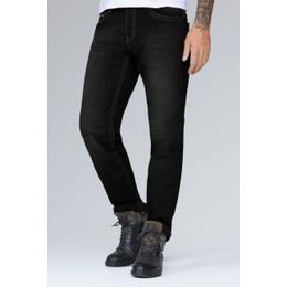 Comfort-fit-Jeans CAMP DAVID Gr. 30, Länge 32, schwarz Herren Jeans Comfort Fit