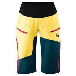 Radhose Gonso "LOMASO" Gr. 42, Normalgrößen, gelb (pastellgelb) Damen Hosen Sporthosen