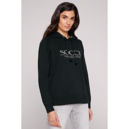 Kapuzensweatshirt SOCCX Gr. L, schwarz Damen Sweatshirts