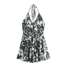 next Playsuit Sommerliches Skort-Kleid mit Neckholder (1-tlg)