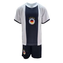 Fashion Boy Fußballtrikot Personalisiertes Fußball Fan Set Deutschland Trikot + Shorts