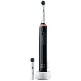 Oral-B Pro 3, 3000 Pure Clean 613011 Elektrische Zahnbürste Rotierend/Oszilierend/Pulsieren Schwarz/Weiß