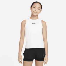 Nike Victory Dri-FIT Tennis-Tanktop für ältere Kinder (Mädchen) - Weiß